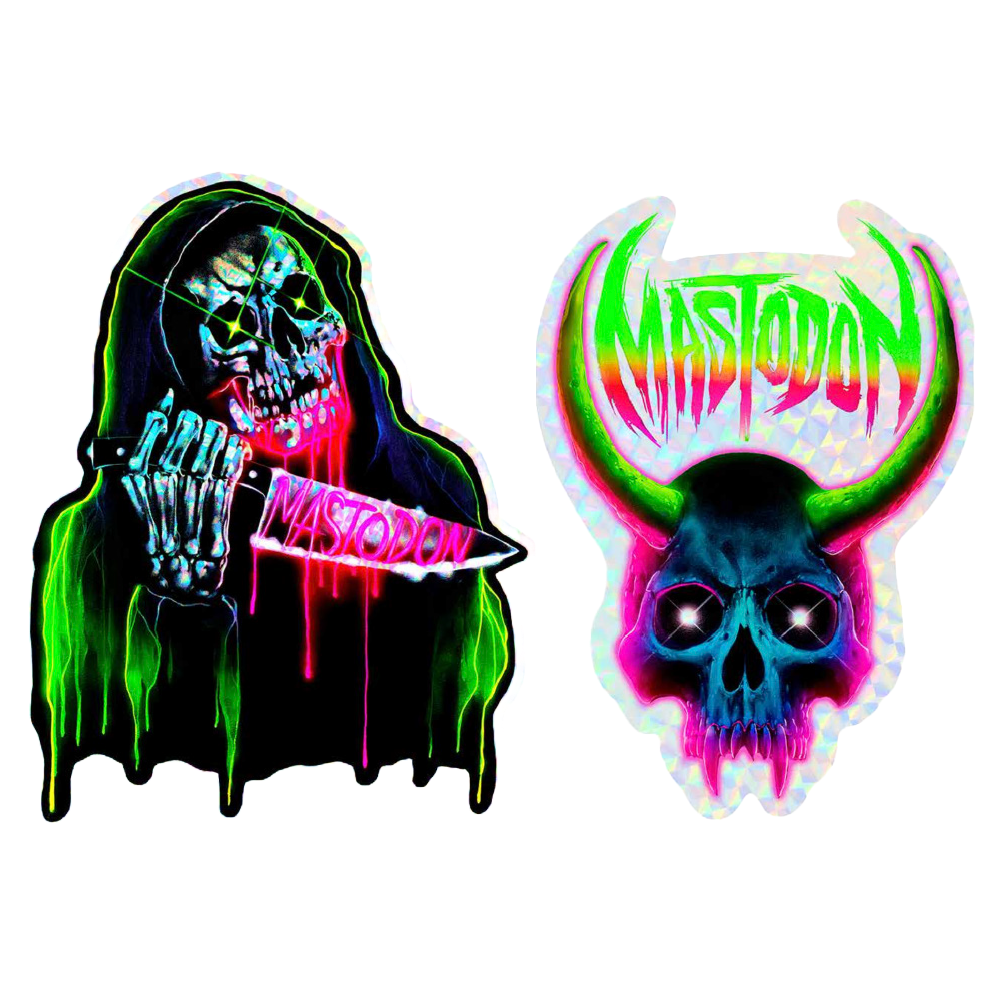 Artist Series CJK Neon Sticker Pack – Mastodon Official Store