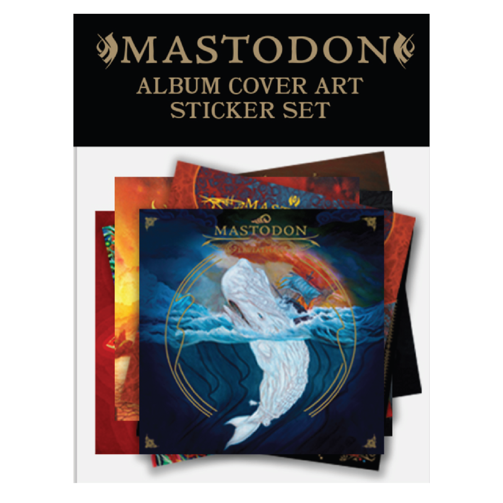 Mastodon Cover Art Sticker Set – Mastodon Official Store