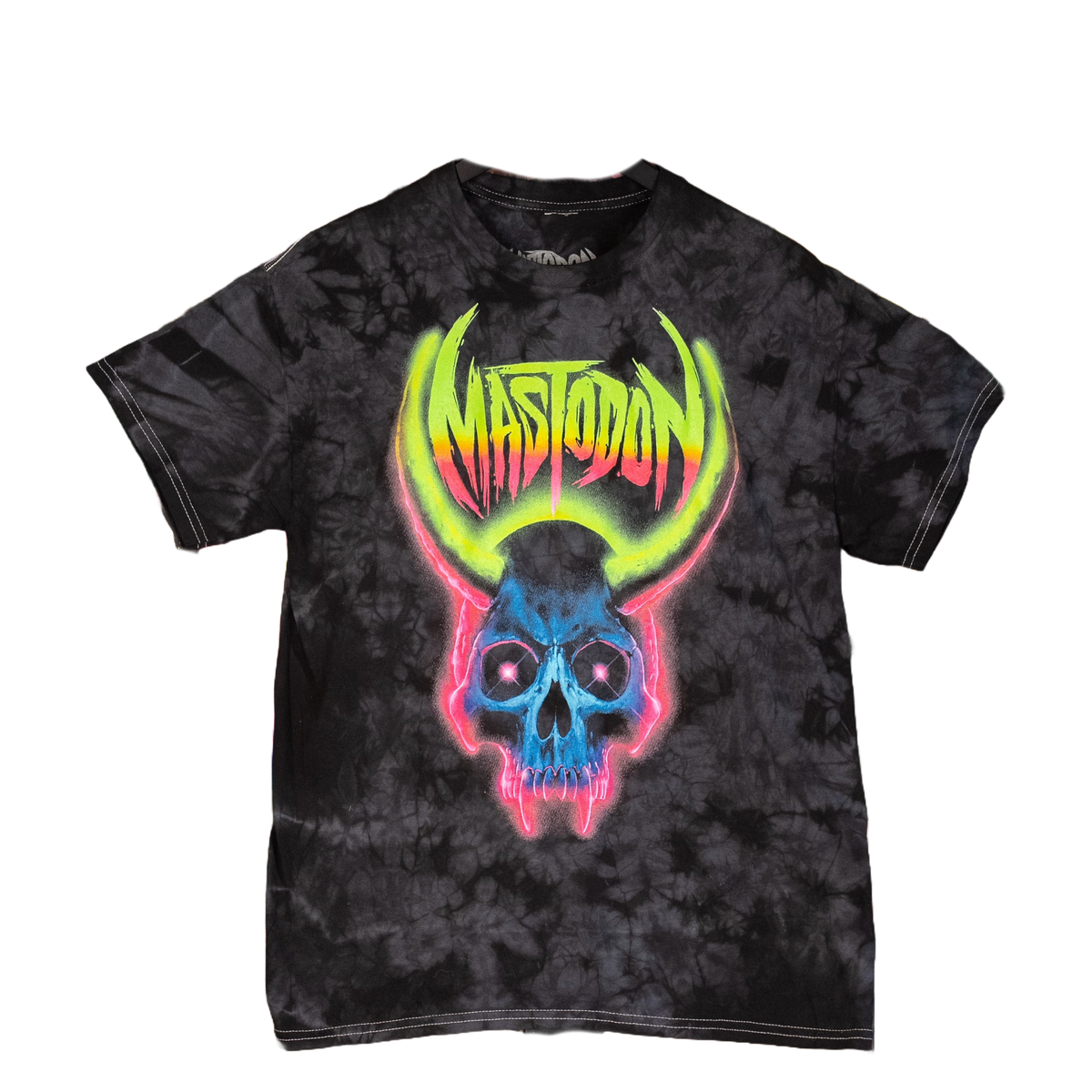 Artist Series CJK Neon Skull Crystal Wash T-Shirt – Mastodon Official Store